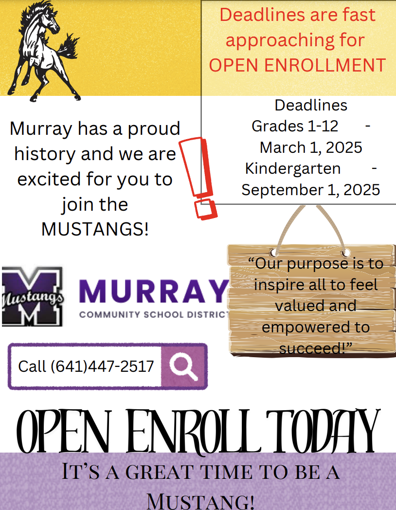 Enrollment & Registration – Murray Community School District